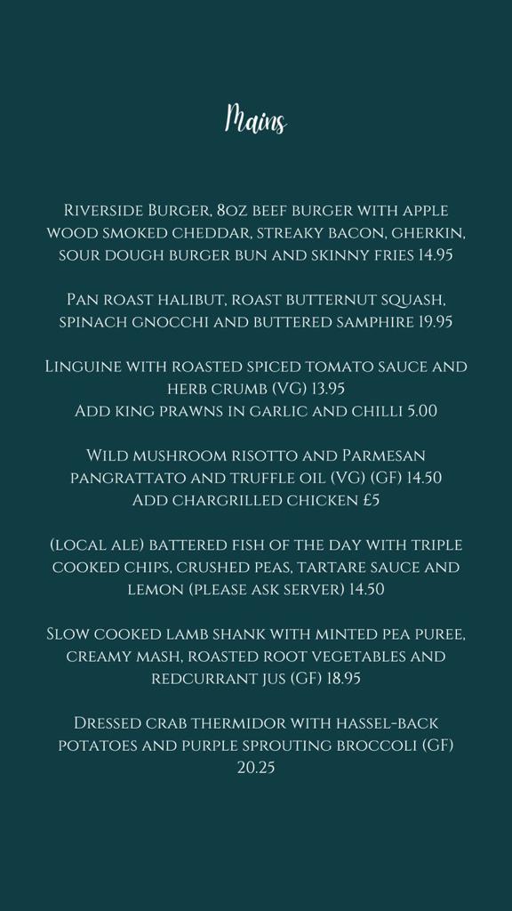 Riverside at The Coventry Arms Poole - Restaurants in Poole