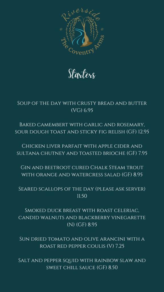 Riverside at The Coventry Arms Poole - Restaurants in Poole